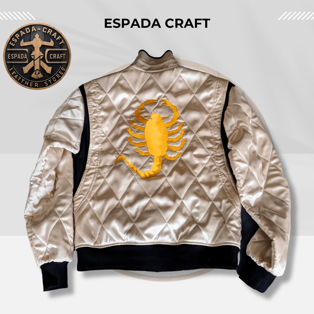Ryan Gosling Drive Jacket: Scorpion Satin Bomber Jacket - Etsy