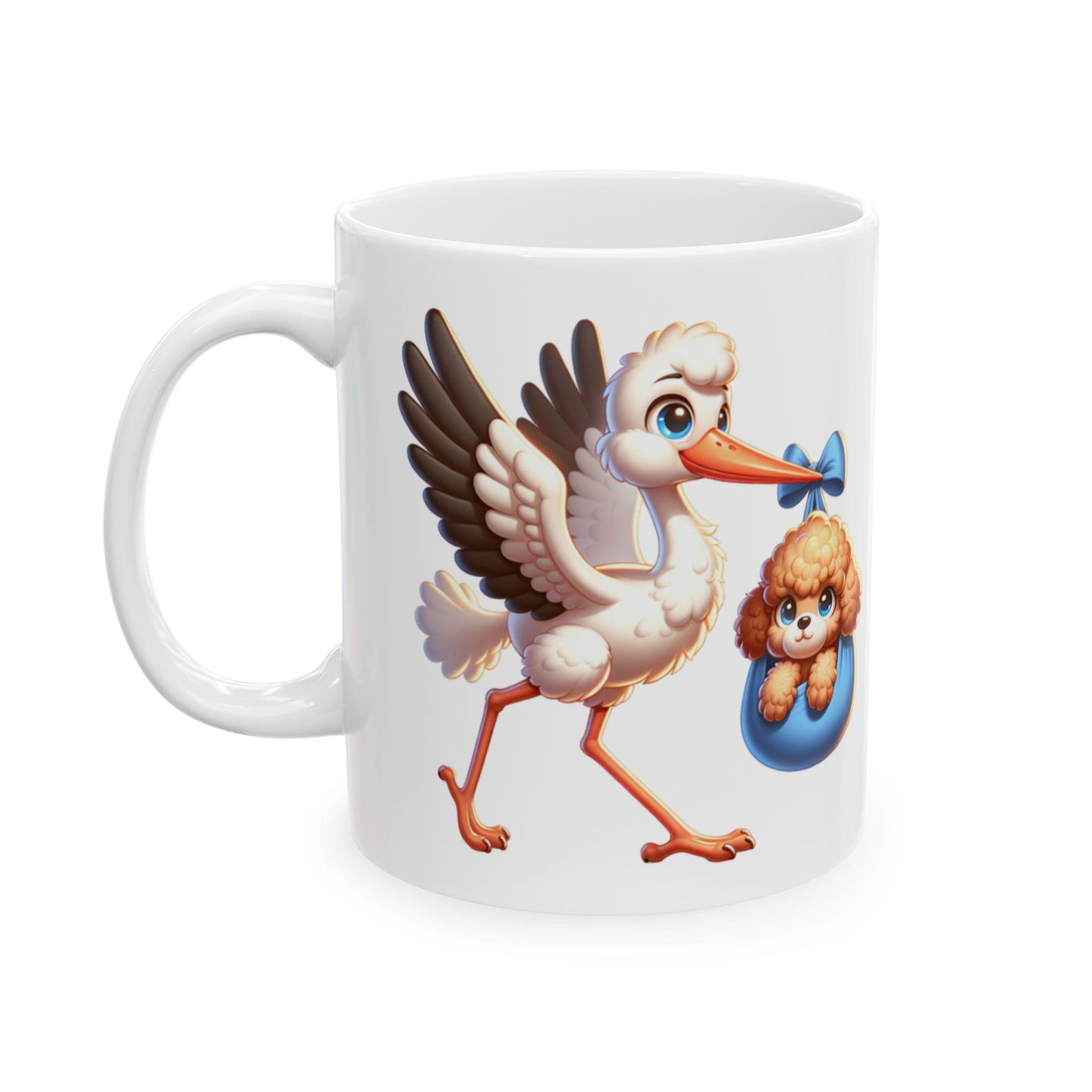 Ceramic Mug Sublimation Mug Dog Cartoon Gift Mug New G Pa Gift Mug New ...