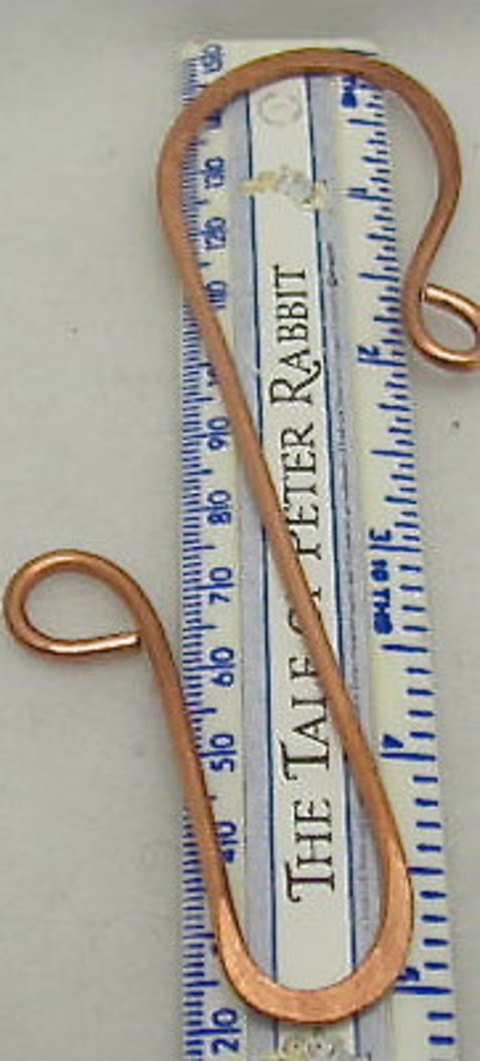 Copper Fancy S Hooks ONE Elongated S Hooks .copper Display - Etsy