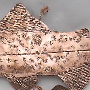 Single Copper Fish.fish Sculpture.one Artisan Fish, Fish Wall Hanging ...
