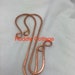 Copper Fancy S Hooks ONE Elongated S Hooks .copper Display - Etsy