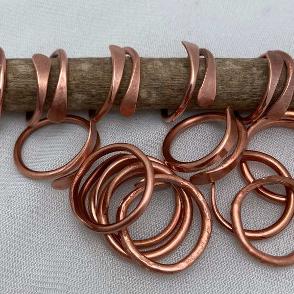 Braided Copper Ring - Etsy