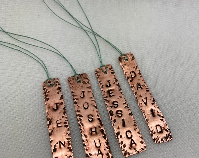 Engraved Brushed Copper Plate Picture Frame Art Label Name Tag 4" X 1 ...