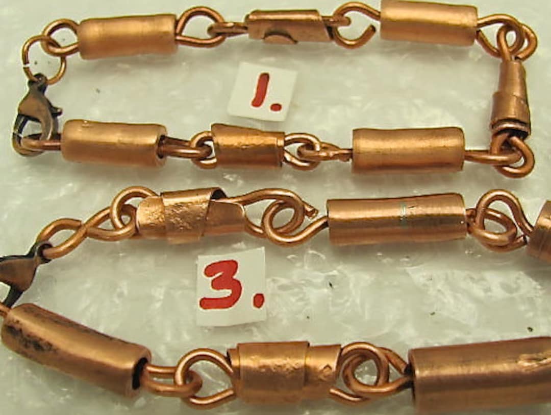 Copper Bracelets. One Copper Wire Wrap Bracelet. Copper Tubing - Etsy