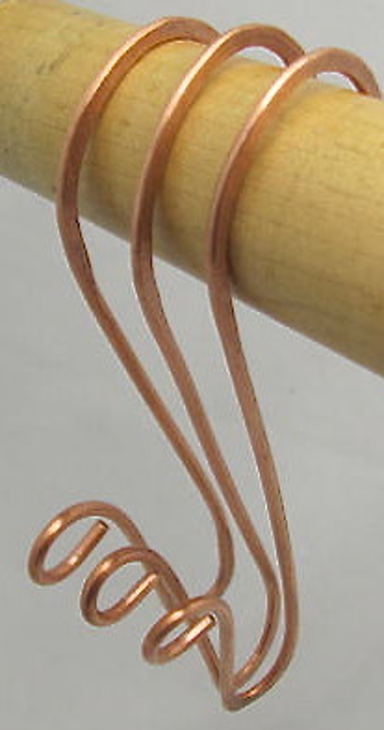 Copper Fancy S Hooks ONE Elongated S Hooks .copper Display | Etsy