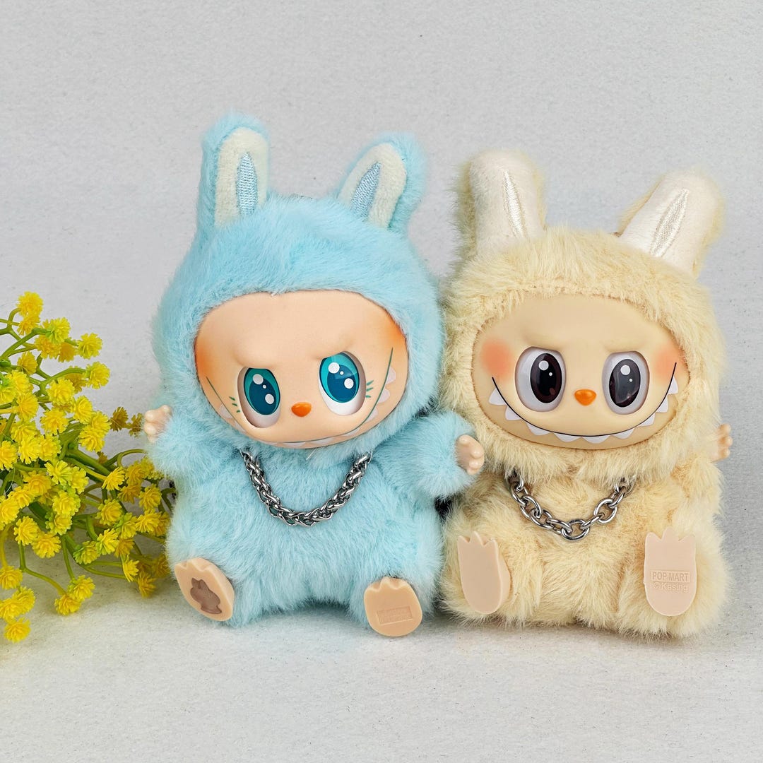 Silver Chain Labubu Necklace, Labubu Fashion Necklace, Fits Labubus V1 ...