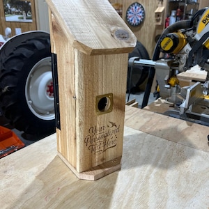 Birdhouse With Personalized Front and Camera - Etsy