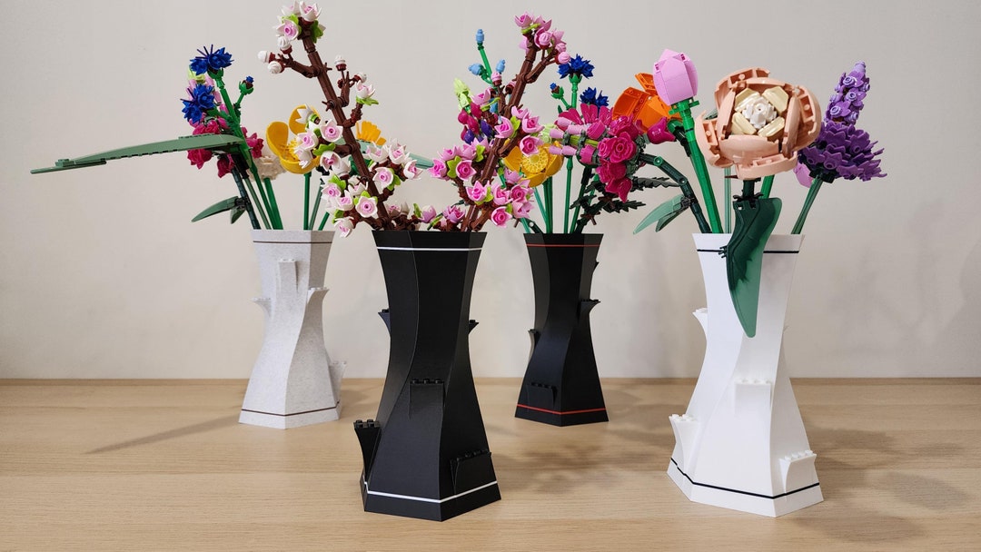 Lego-compatible Vase - Display Your Brick Creations With Style - Etsy