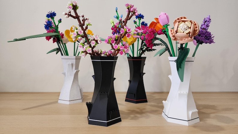 Lego-compatible Vase - Display Your Brick Creations With Style - Etsy