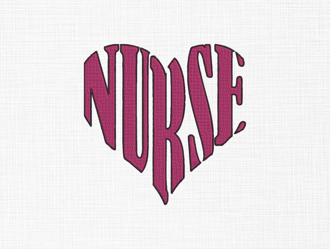 Nurse Embroidery Design Nurse Heart Embroidery Design Nurse Life Embroidery Design Machine ...