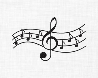 Music Notes Bundle Embroidery Design Music Signs Embroidery Design ...