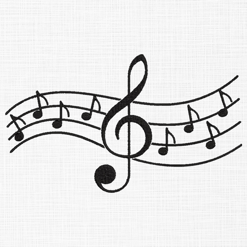 Music Note Flowers - Etsy