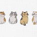 Cute Cats Bundle Embroidery Design Cute Mini Cats Embroidery Design ...