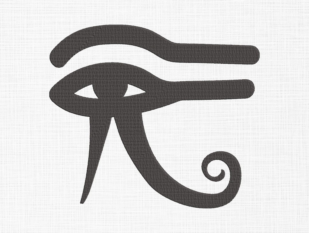 Eye of Horus Machine Embroidery Design Eye of Horus Egyptian Symbol ...
