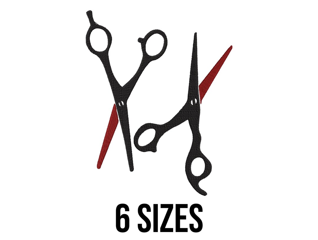Scissors Embroidery Design- Crafting Scissor Embroidery Design- Sewing ...