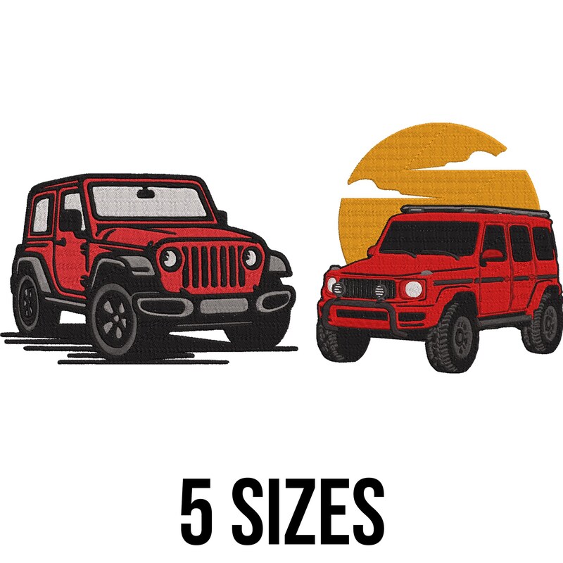 Jeep Embroidery - Etsy
