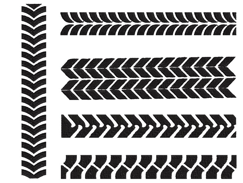 Tire Tread Embroidery Design - off Road Tire Tread Embroidery Design ...