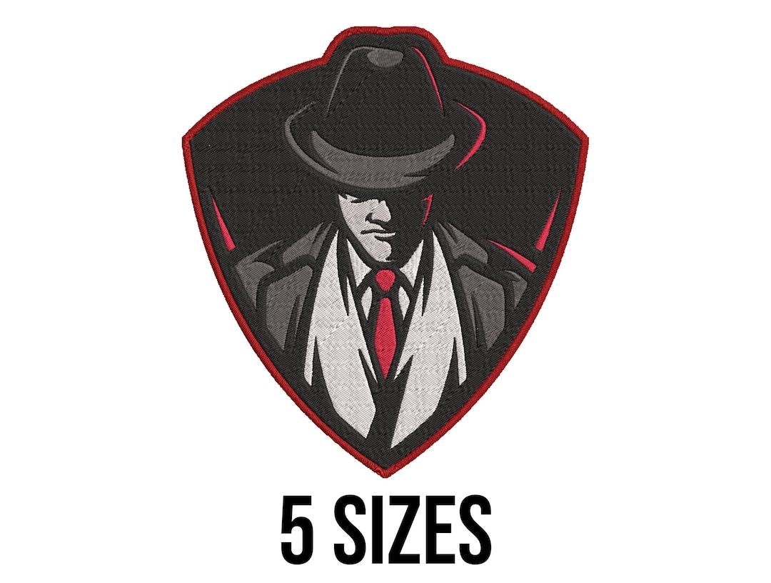 Gangster Embroidery Design - Mafia Embroidery Design - Bad Boys ...
