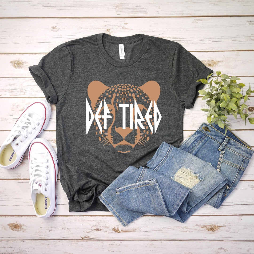 Def Tired Graphic Shirt, Coffee Graphic Shirt, Retro Graphic Shirt ...