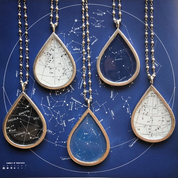 Celestial Necklace. Colossal Pendant. Big Jewelry. Sky. Unique | Etsy