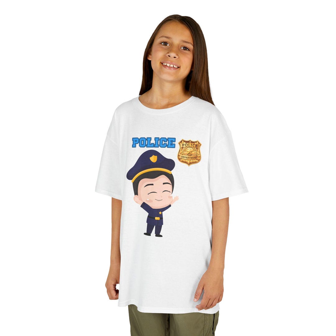 Police Badge Kids Tee, Law Enforcement Child Shirt, Police Officer ...