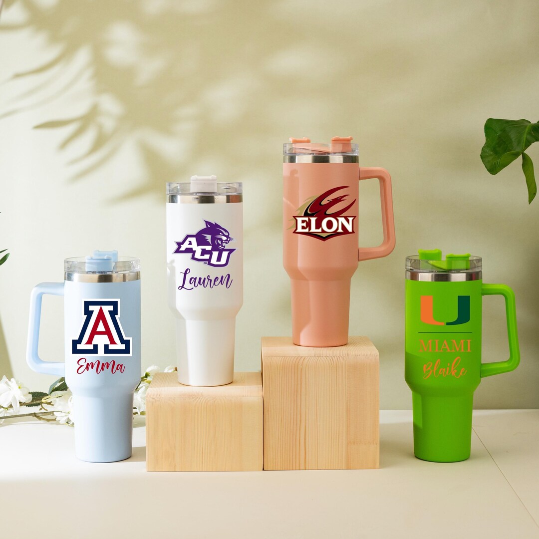 Custom College Tumbler Cup Grad Gift, Class of 2026 University Tumbler ...