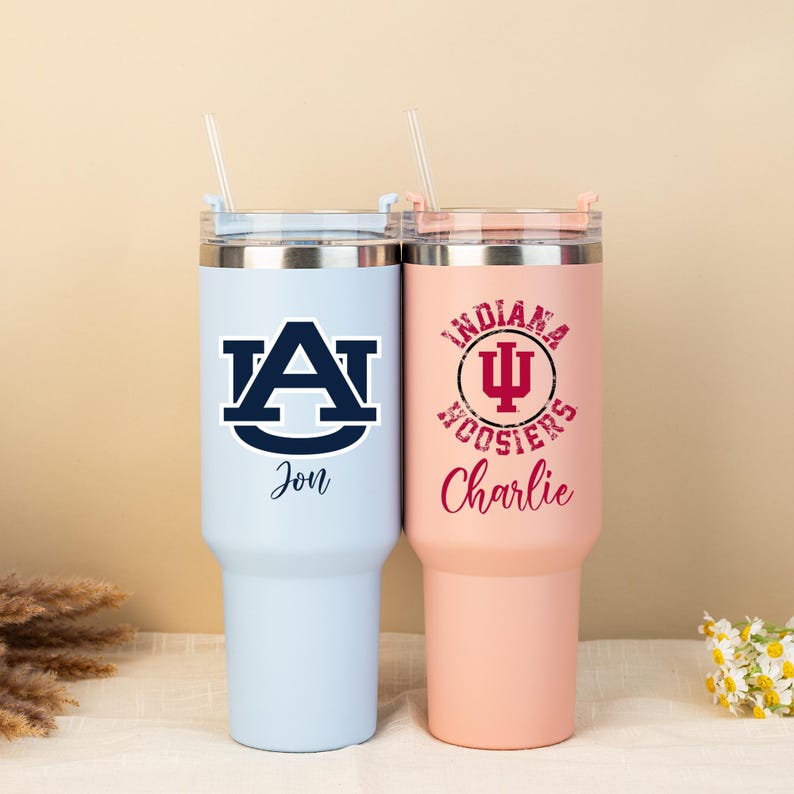 Custom College Logo Tumbler, Graduation Gift Class of 2026 University ...