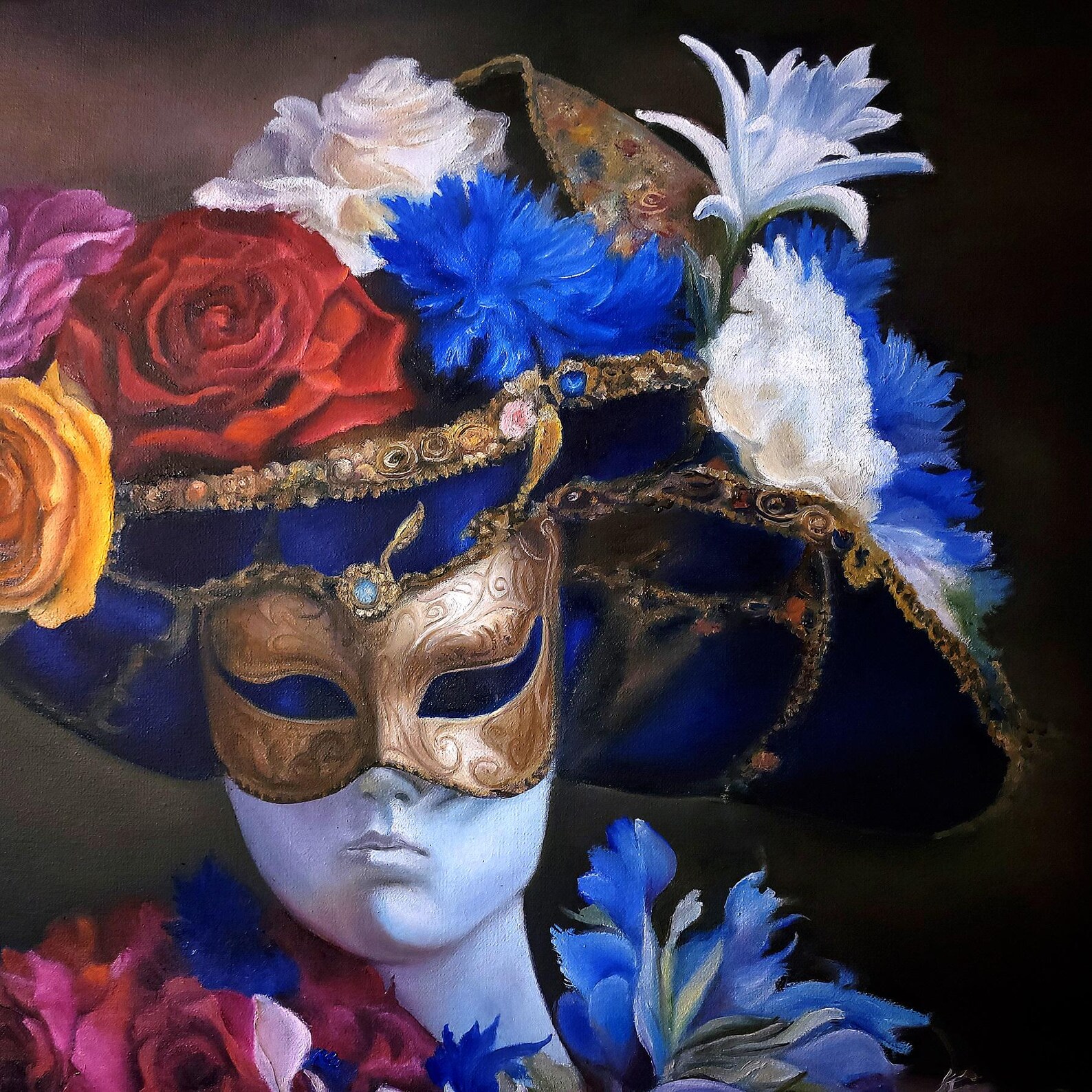 Still Life With Flowers: the Mystery of the Lily of Sharon - Etsy