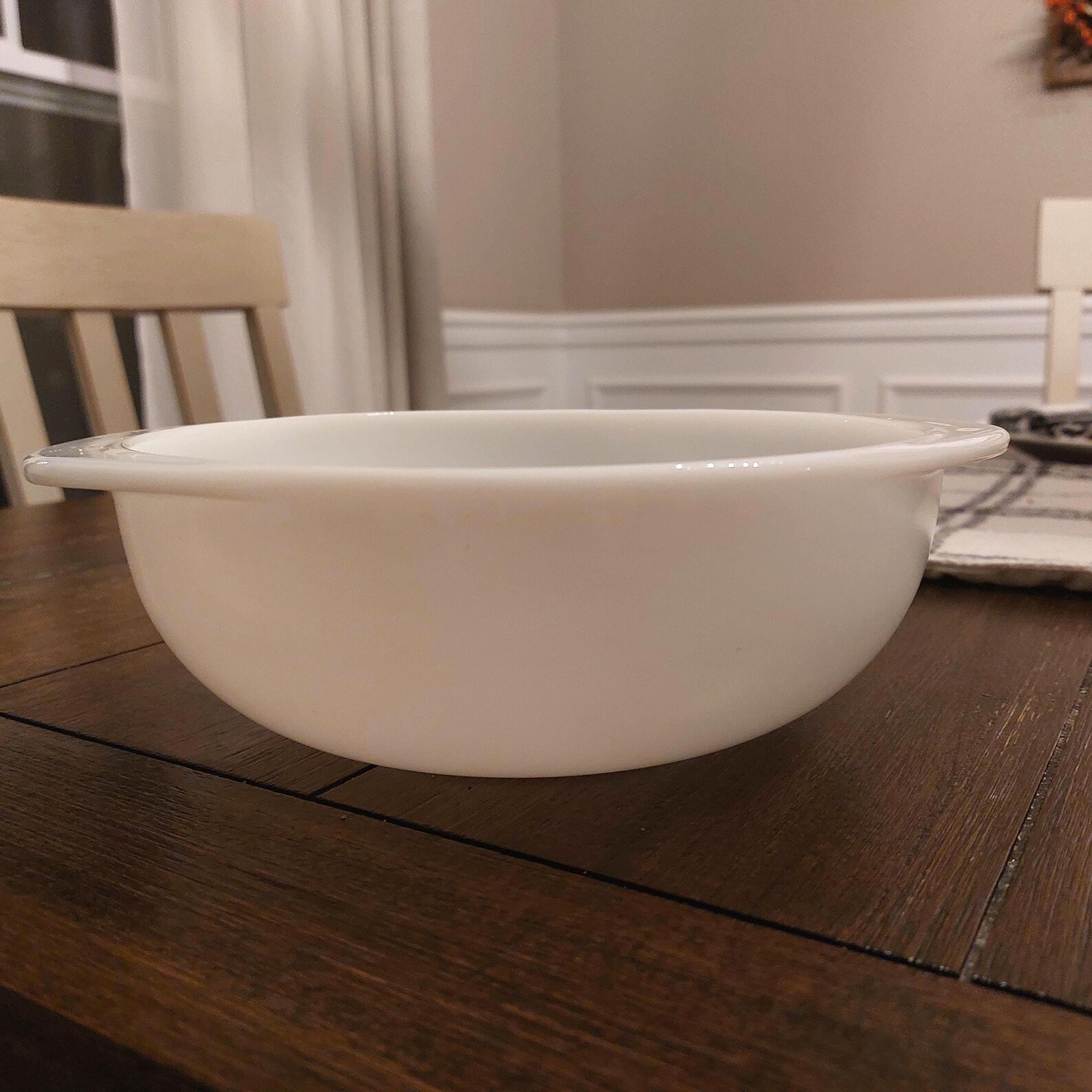 Pyrex Milk Glass Dish - Etsy