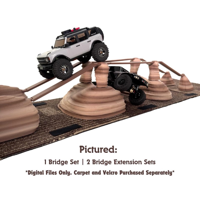 3D Print Files: RC Rock Crawler Course Obstacles, 1/24 1/18 Scale ...
