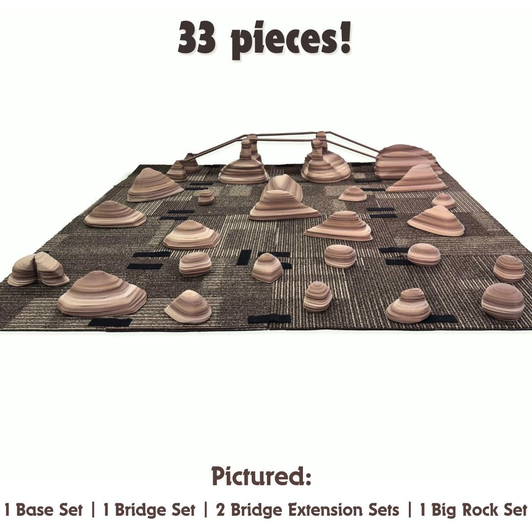 RC Rock Crawler Course Obstacles | 1/24 1/18 Scale | Configurable | 3D ...