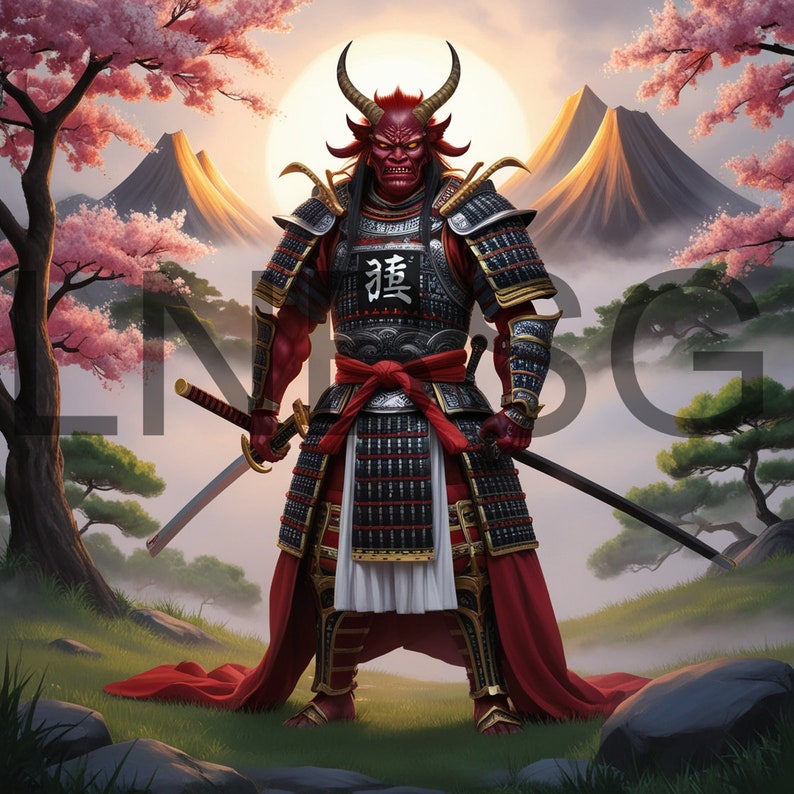 Oni Samurai Set - Etsy