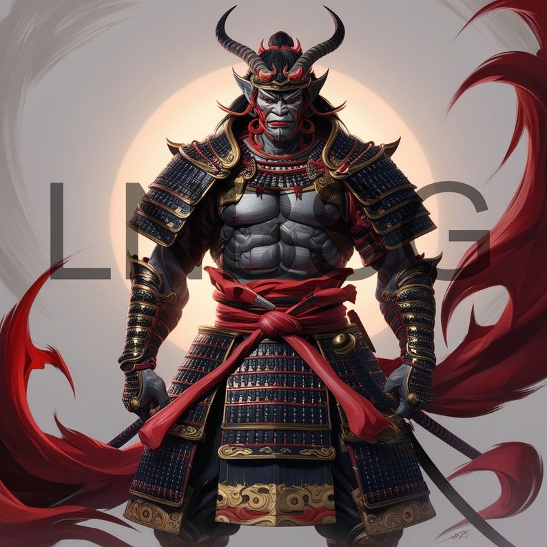 Oni Samurai Set - Etsy