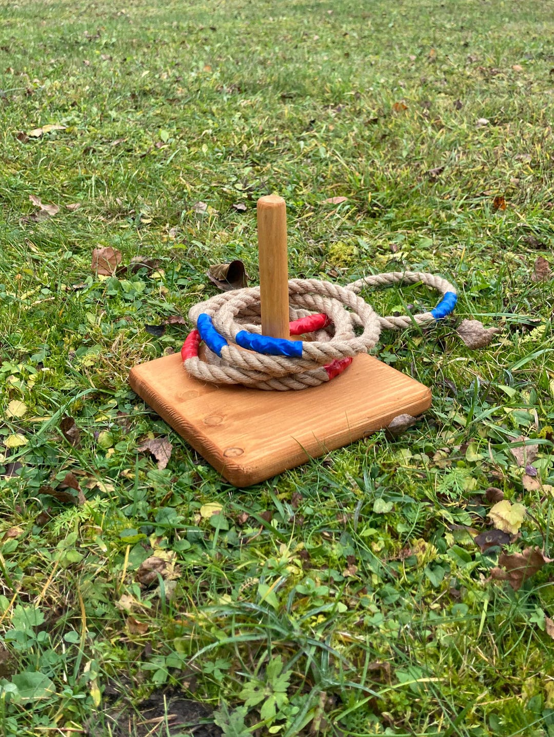 Single Ring Toss Lawn Game - 6 Rings. Fun Outdoors Quoits Activity for ...