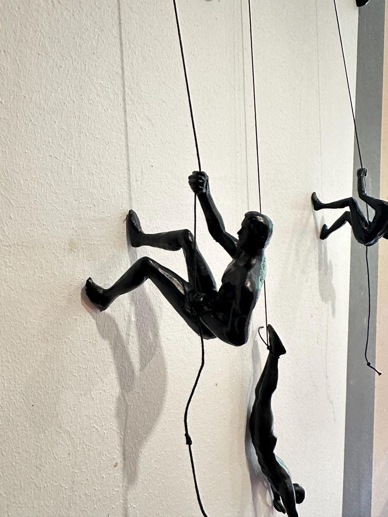 Climbing Adventurer, Wall Decor, Wall Hanging, Wall Accesory, Climbing ...