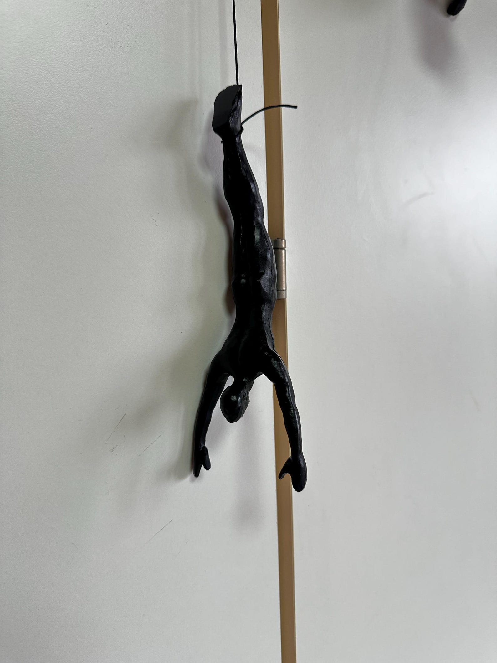 Climbing Man Left Arm up Hanging on Wire Ornament Figure Climber ...