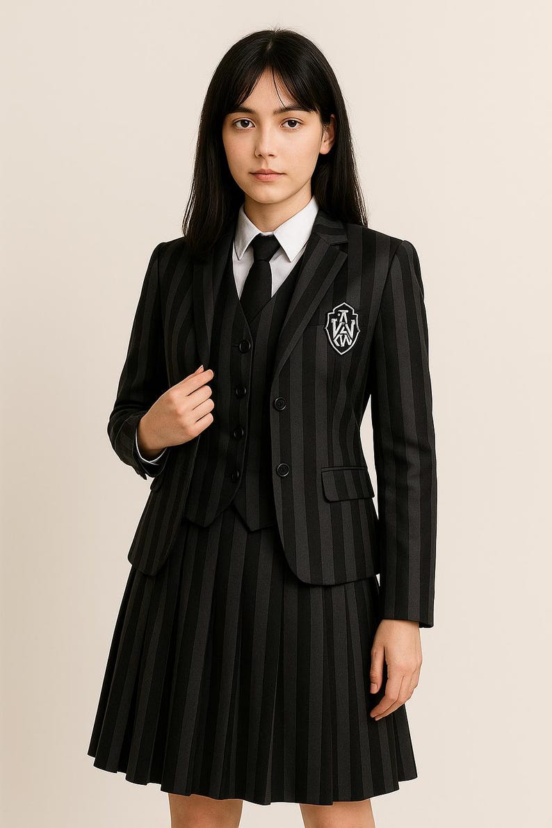 Handmade Halloween Classic Gothic Uniform.magic School Outfit Classic ...