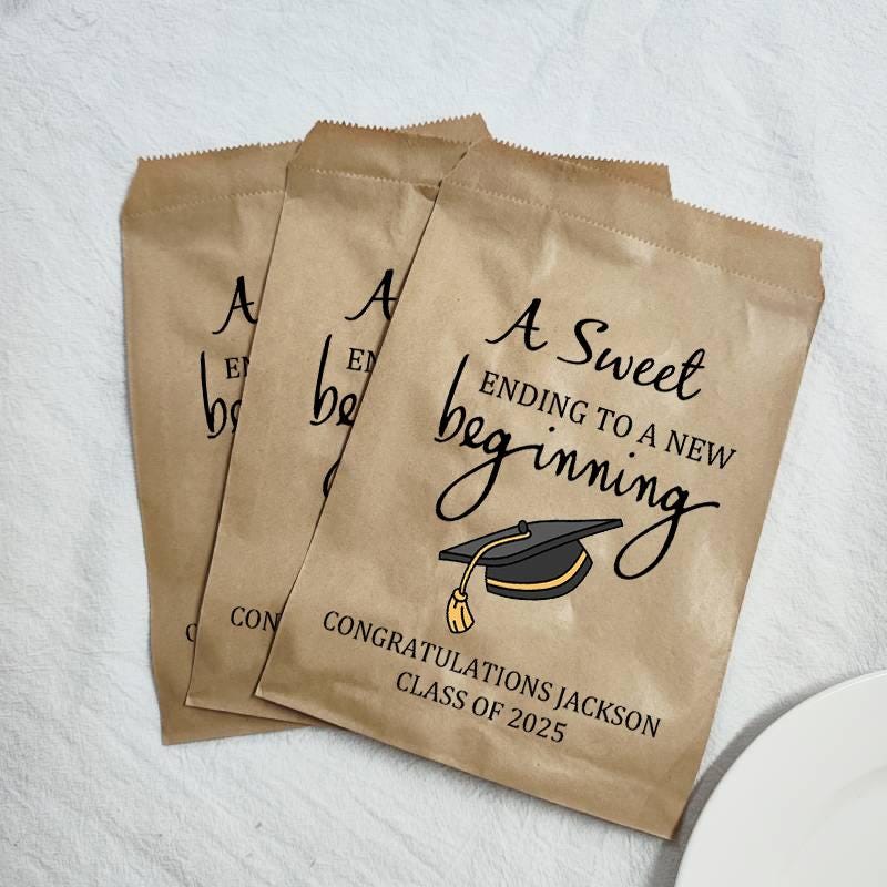 Personalized Graduation Favor Bags, Graduation Party Favors, Cookie ...