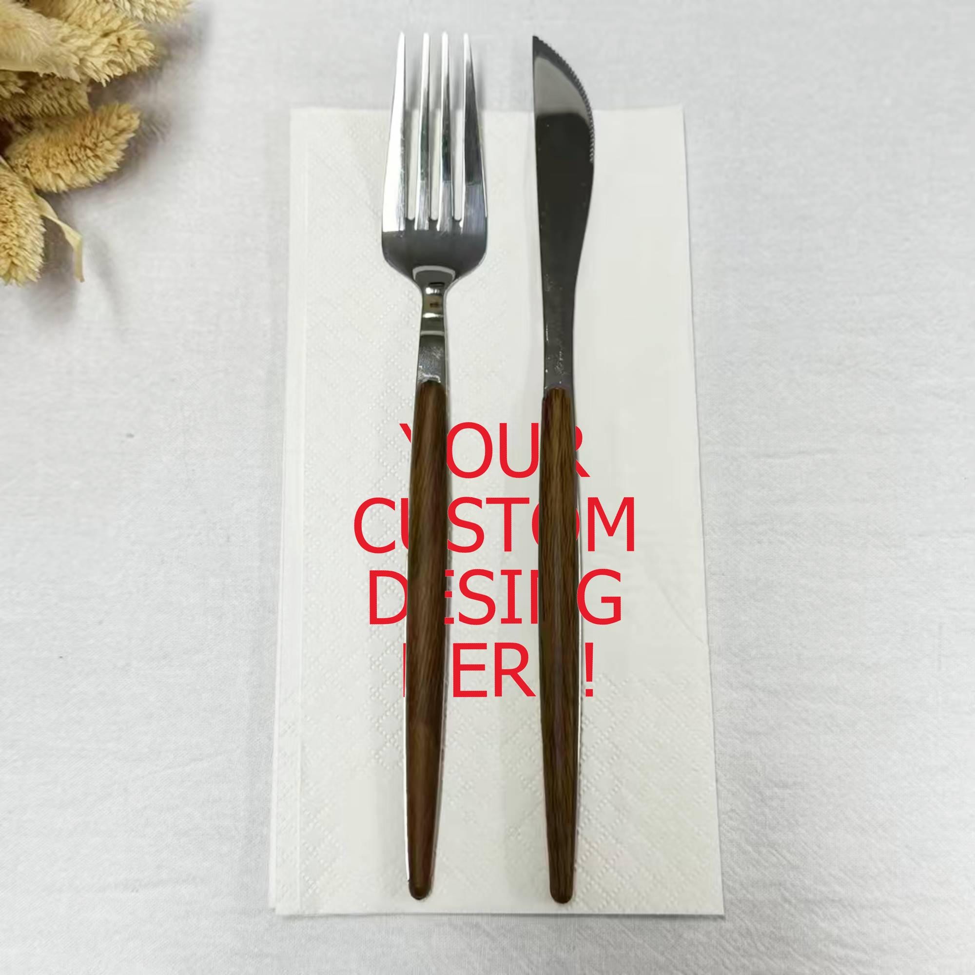 Personalized Logo Paper Napkins, Custom Artwork Design, Custom ...