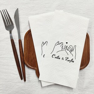 Personalized Paper Napkins, Custom Wedding Cocktail Napkins ...