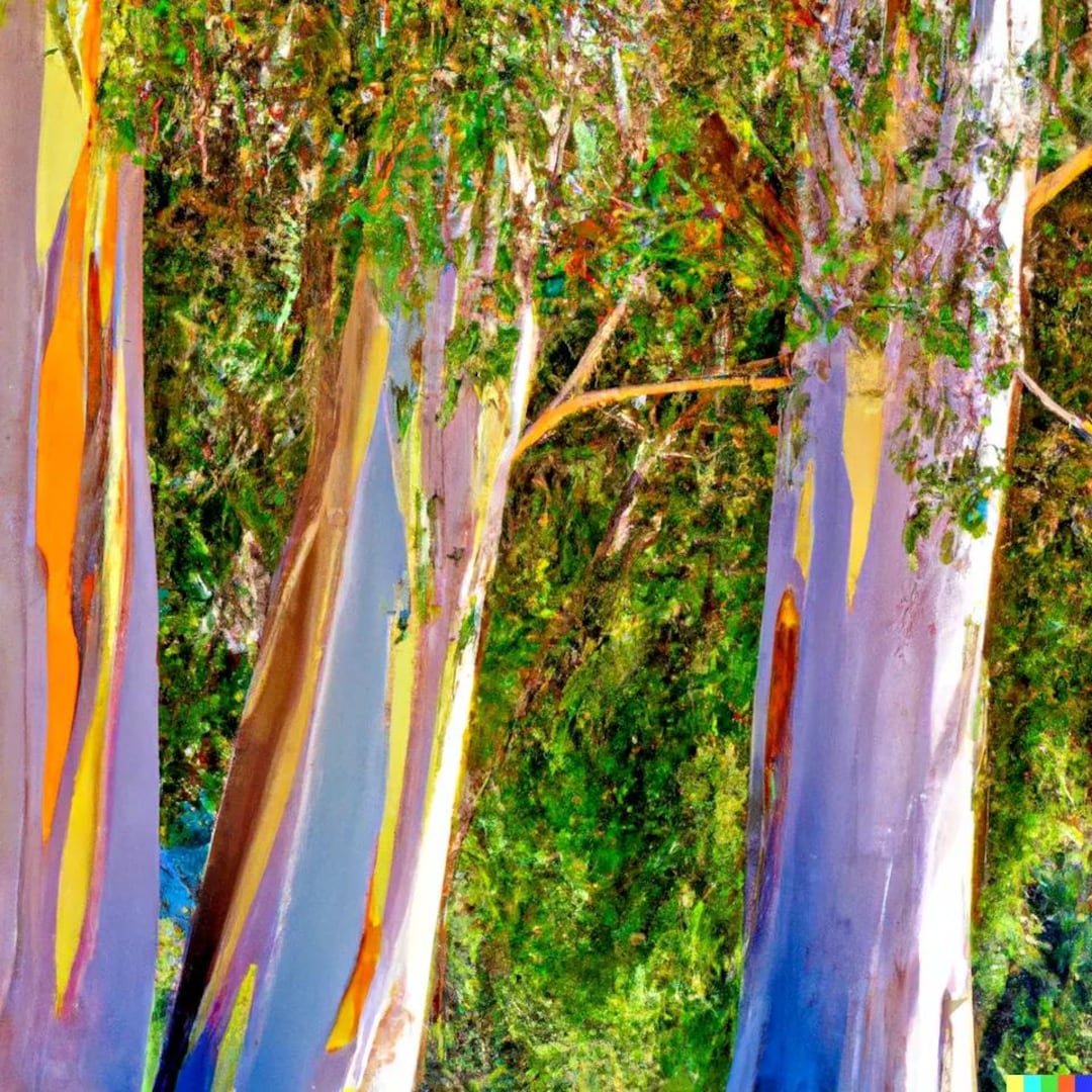 Rainbow Eucalyptus Gum Tree Seeds, Exotic Gardening Gift, Colorful ...