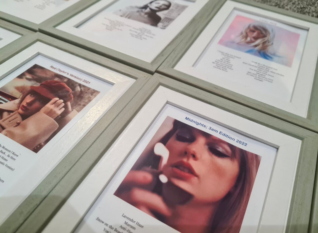 Swiftie Album Covers & Track Listings. All 11 Set. Postcards, Taylor ...