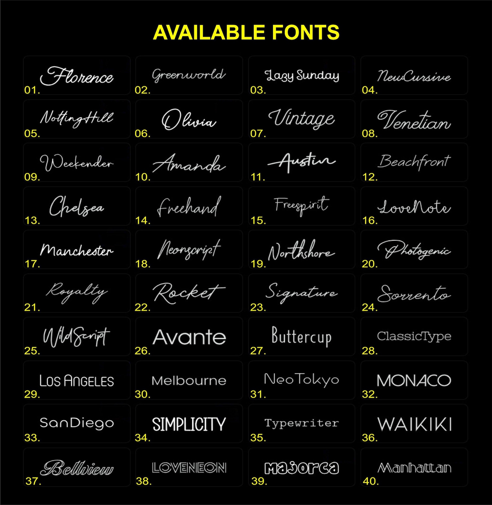 Custom Neon Signs File | Single-line Vector Art for CNC - Etsy