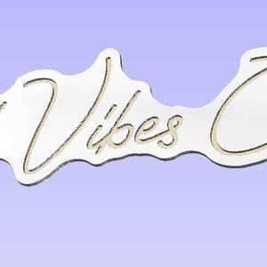 Neon Flex Sign good Vibes Only Sign SVG File, Vector, Design, SVG, Cdr ...