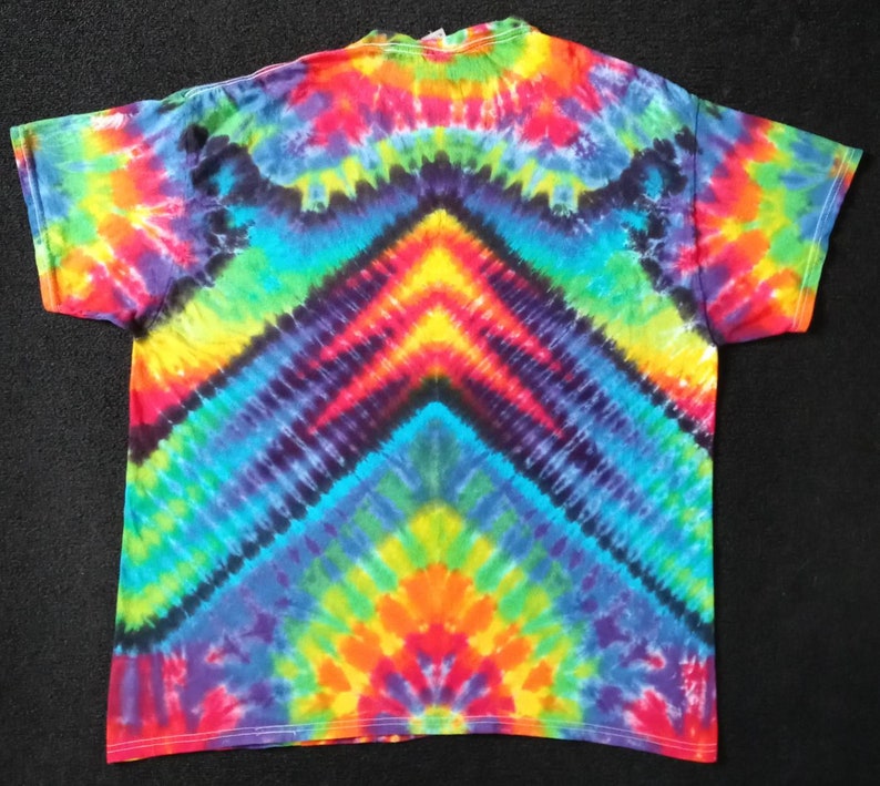Tie Dye Shirt, Tie Dyed Shirt, Tiedye Shirt, Rainbow Tie Dye, XL Tiedye, Rainbow Tiedye, Hippie ...
