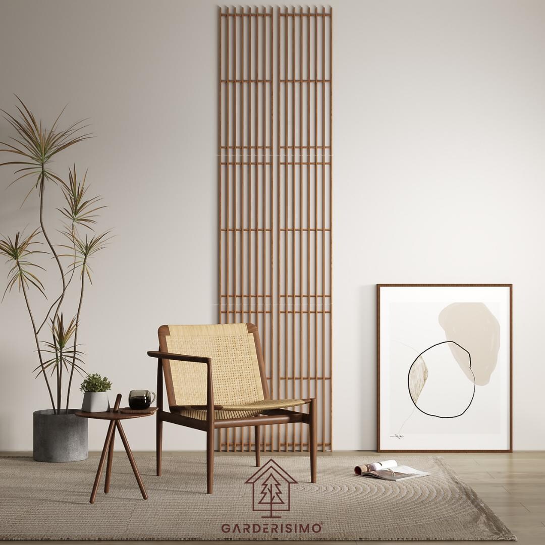 Real Wood Wall Panels, Set of 6, Acoustic Panels Made of Wood, Handmade ...