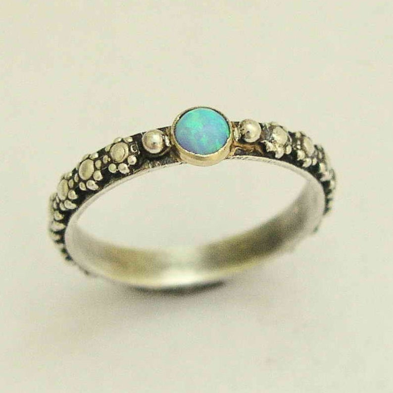 Silver Engagement Ring, Opal Ring, Boho Ring, Tribal Ring, Nature Ring ...
