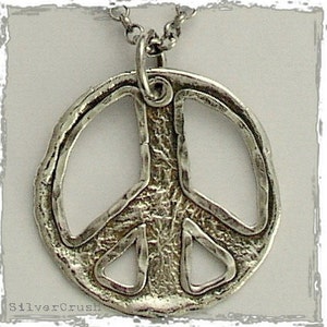 Peace Ring, Silver Peace Ring, Silver Band, Wide Ring, Sterling Silver ...