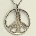 Peace Symbol Ring Sterling Silver Ring Unisex Ring Peace - Etsy