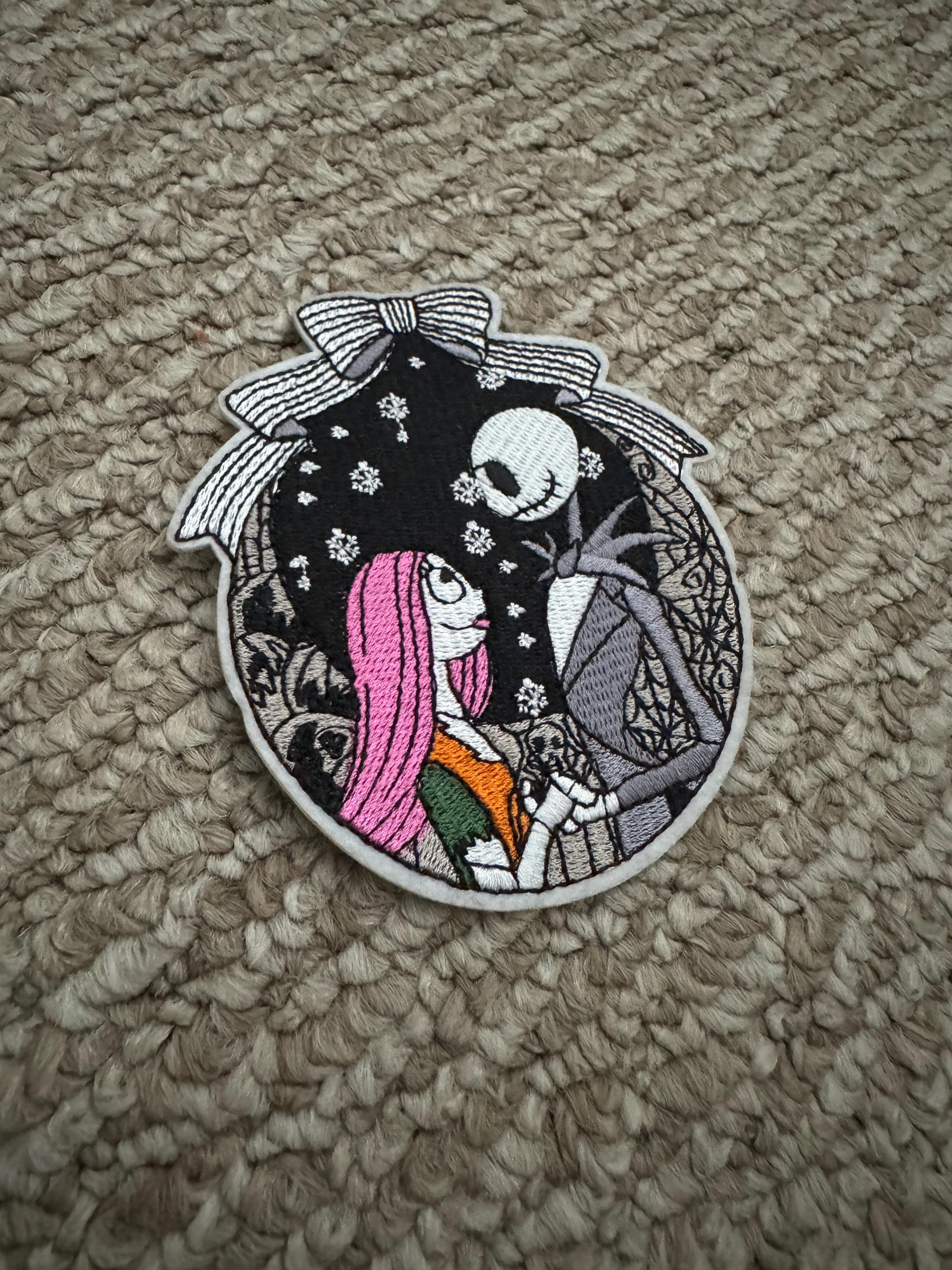 Jack & Sally Patch - Etsy